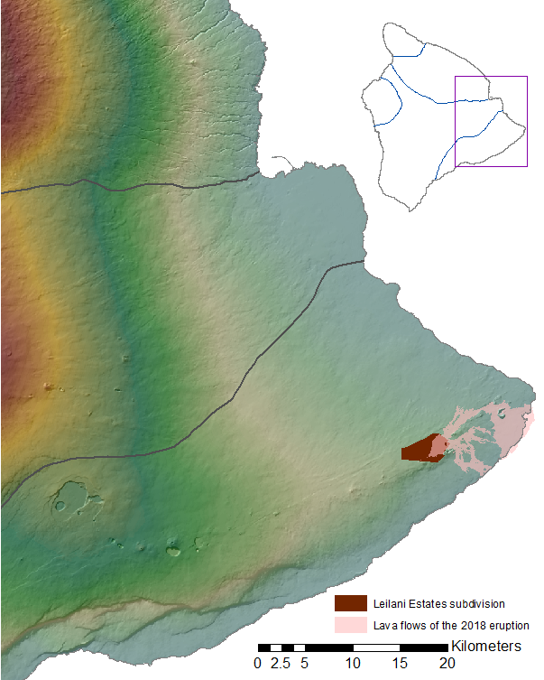 The 2018 ‘Puna’ Eruption of Kilauea – Euan's GIS Projects